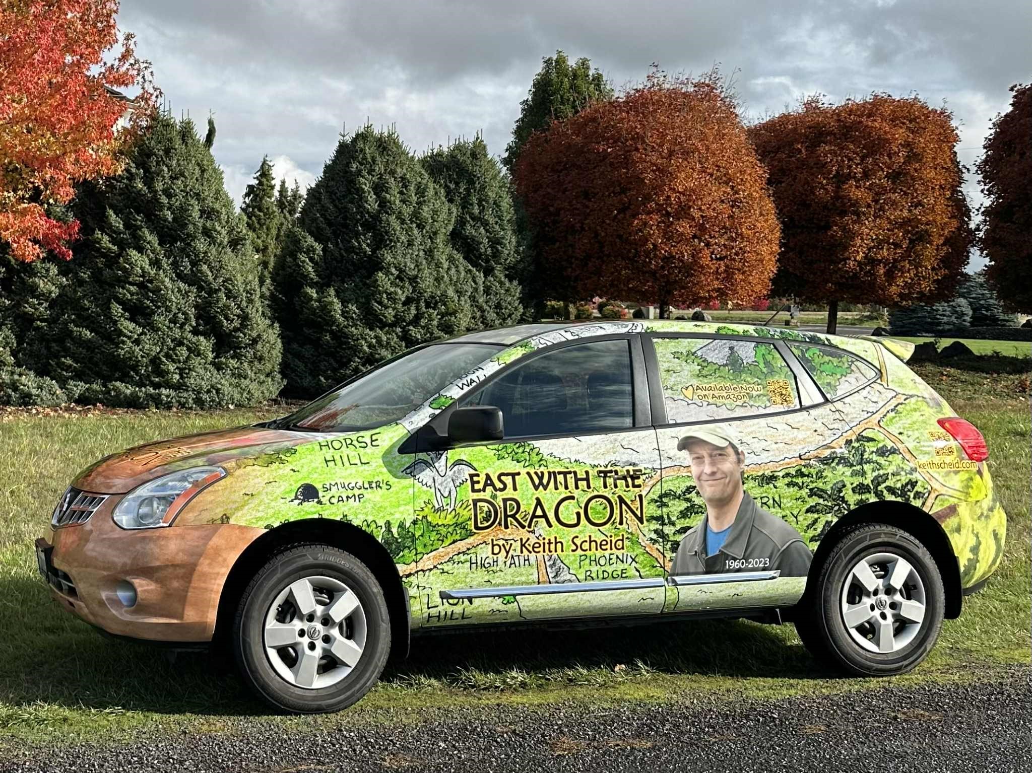 Widow Honors Late Author Keith Scheid With Dragon Car Road Trip ...